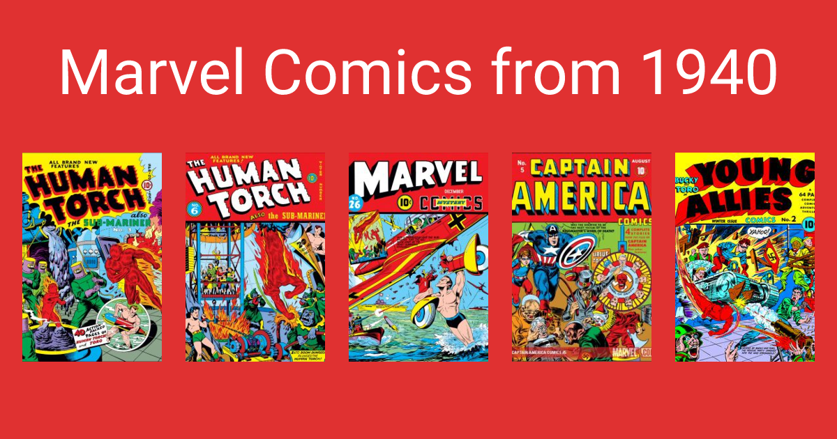 Comics for 1940 | MU by Year