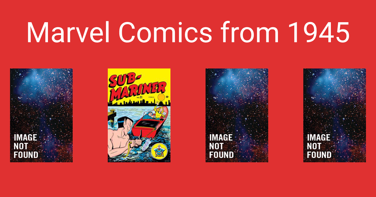 Comics for 1945 | MU by Year