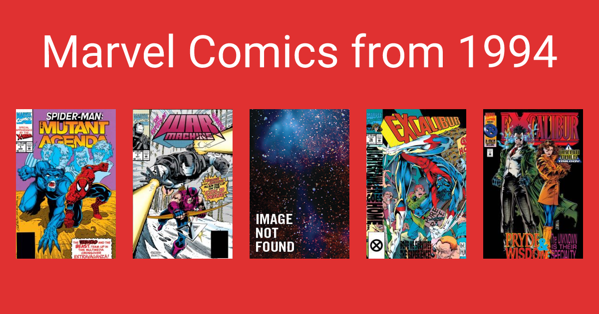 Comics for 1994 | MU by Year