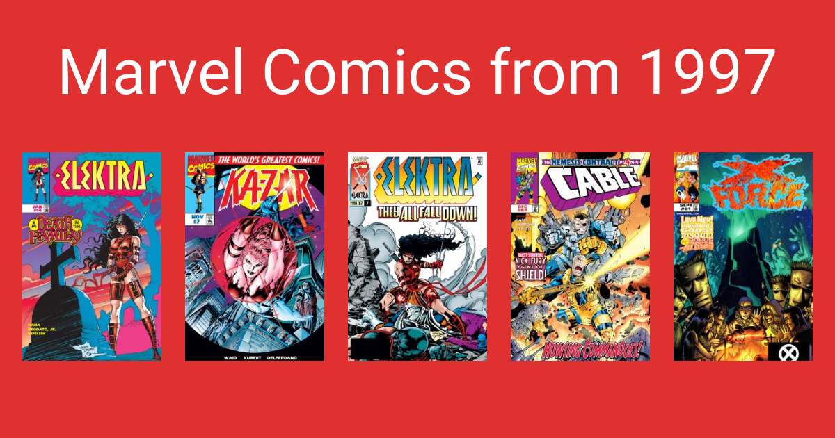 Comics for 1997 | MU by Year